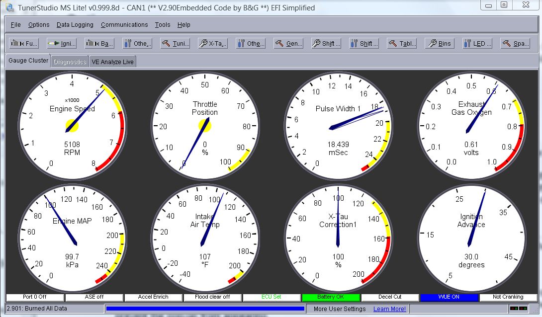 MegaShift and Tuning Software